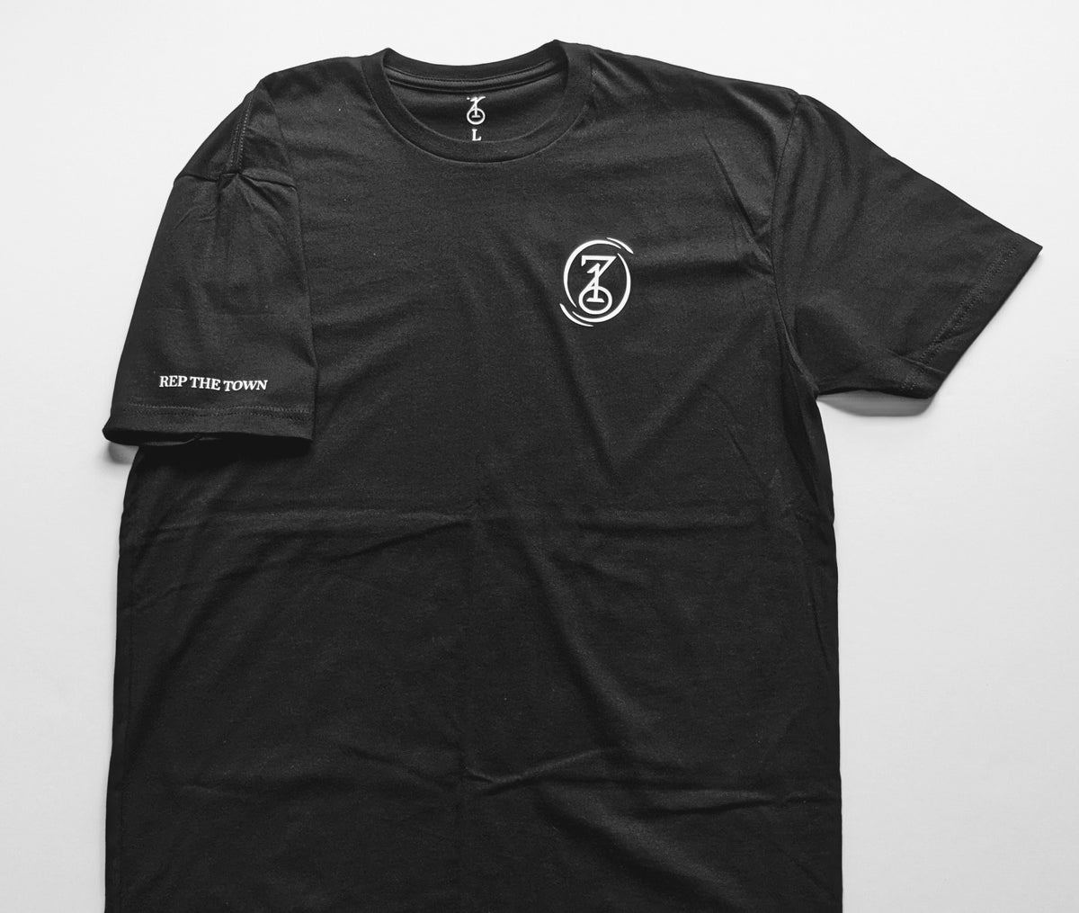 716 LOGO ONLY T-SHIRT - BLACK/WHITE – 716 Gear